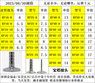 KF真空宝塔接头 皮管接头 不锈钢快装接头 气管接头KF16/25/40/50-阿里巴巴