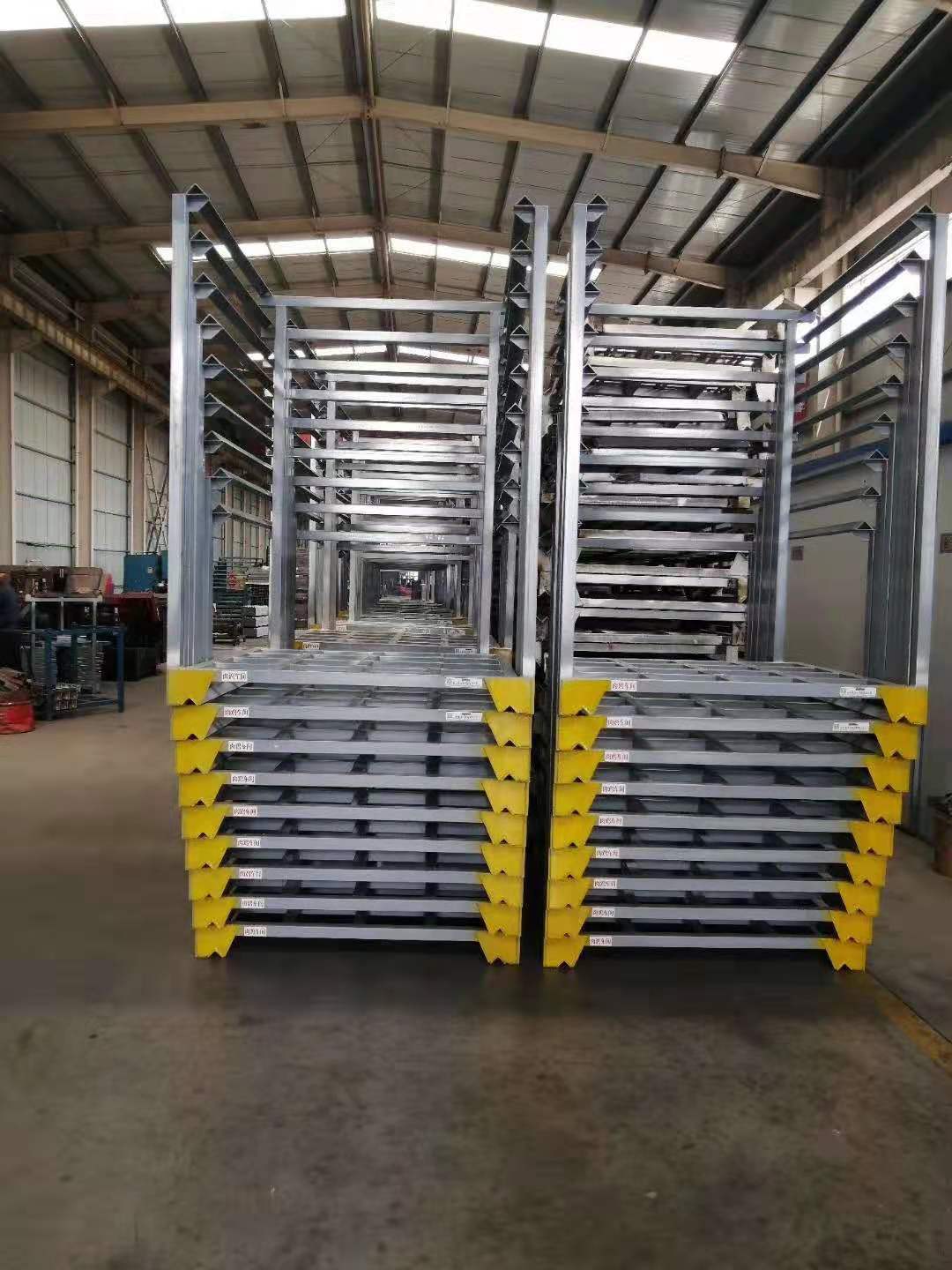 冷库堆垛货架 堆叠巧固架仓储 折叠式堆料架 堆垛货架重型2吨-阿里巴巴