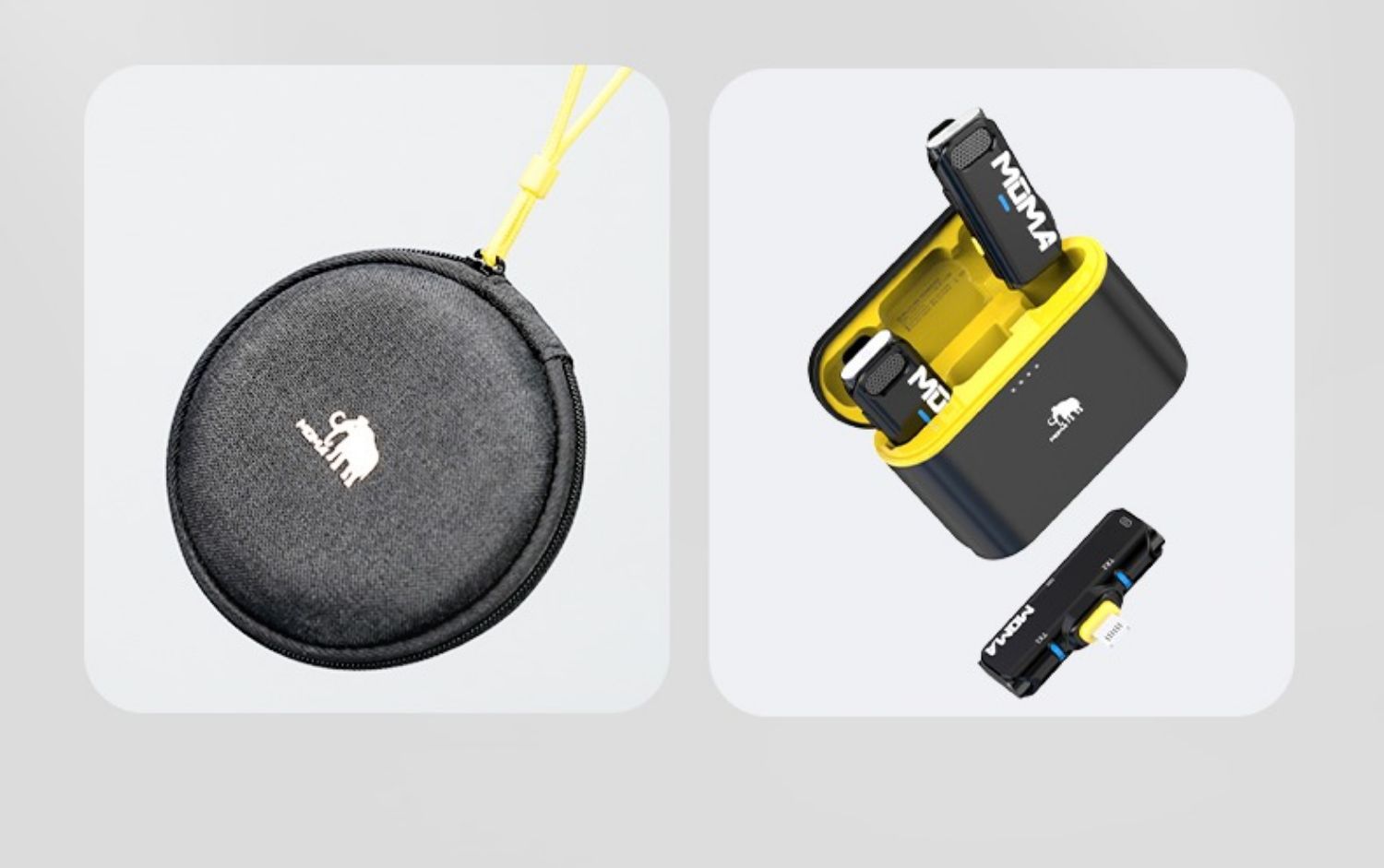 猛玛moma悦声 S1无线领夹式麦克风猛犸收音麦器录音直播手机降噪-阿里巴巴