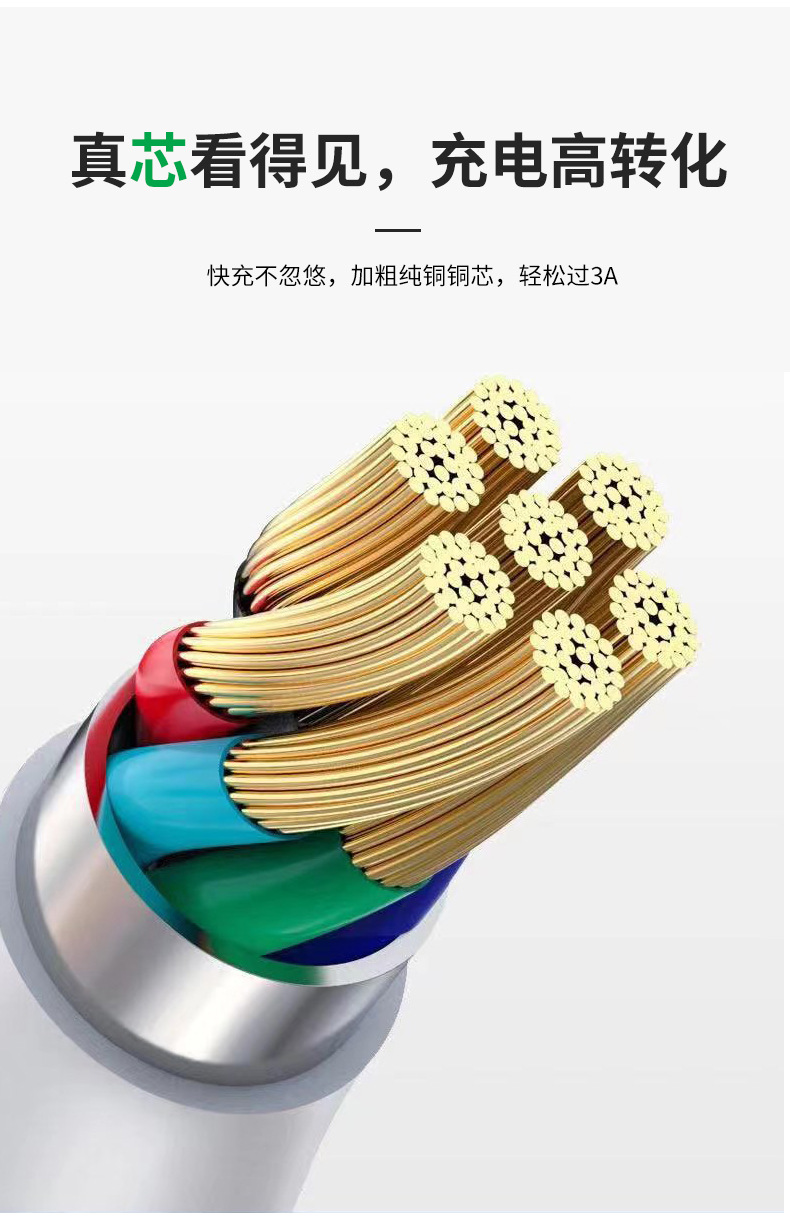 PD60W双头type-c充电线3A快充数据线c对c5芯数据线type-c转type-c-阿里巴巴