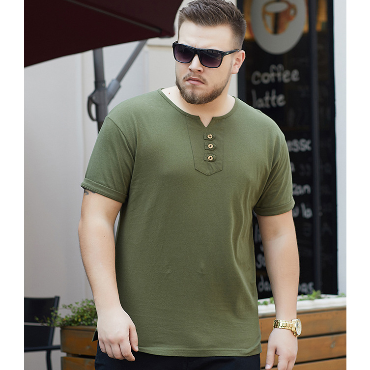 2023新加肥加大短袖T恤男 M-8XL特大码半袖棉运动t恤 批发肥佬T恤-阿里巴巴