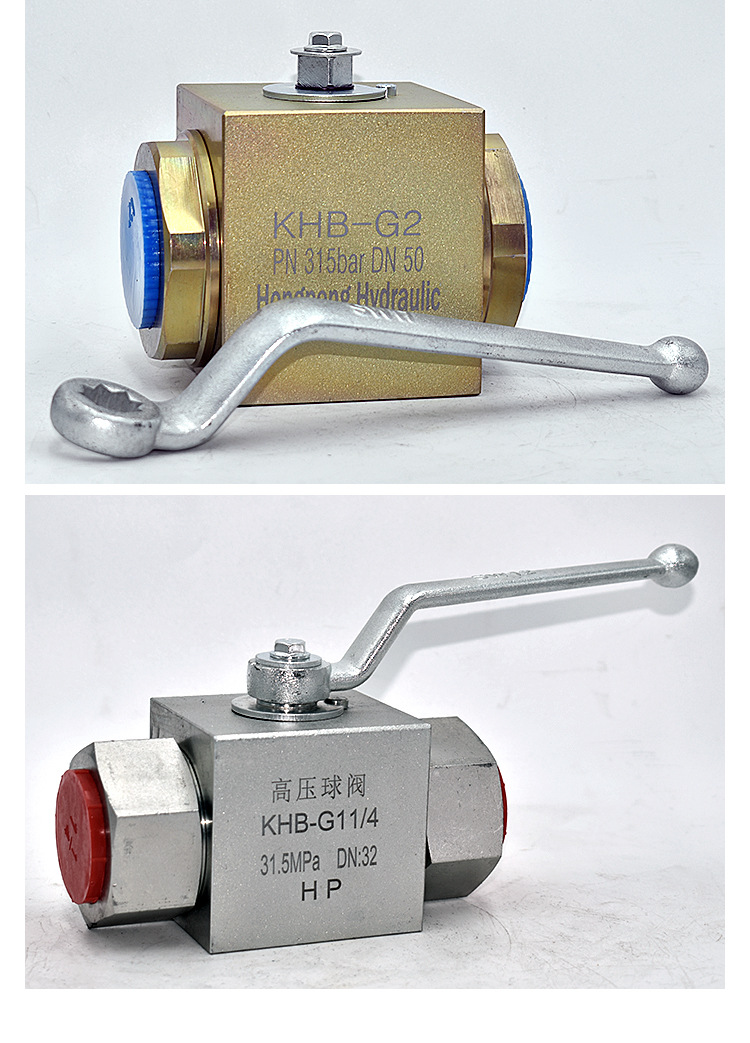 液压球阀公英制螺纹碳钢球阀KHB系列高压球阀 KHB-G1/2 3/4-阿里巴巴