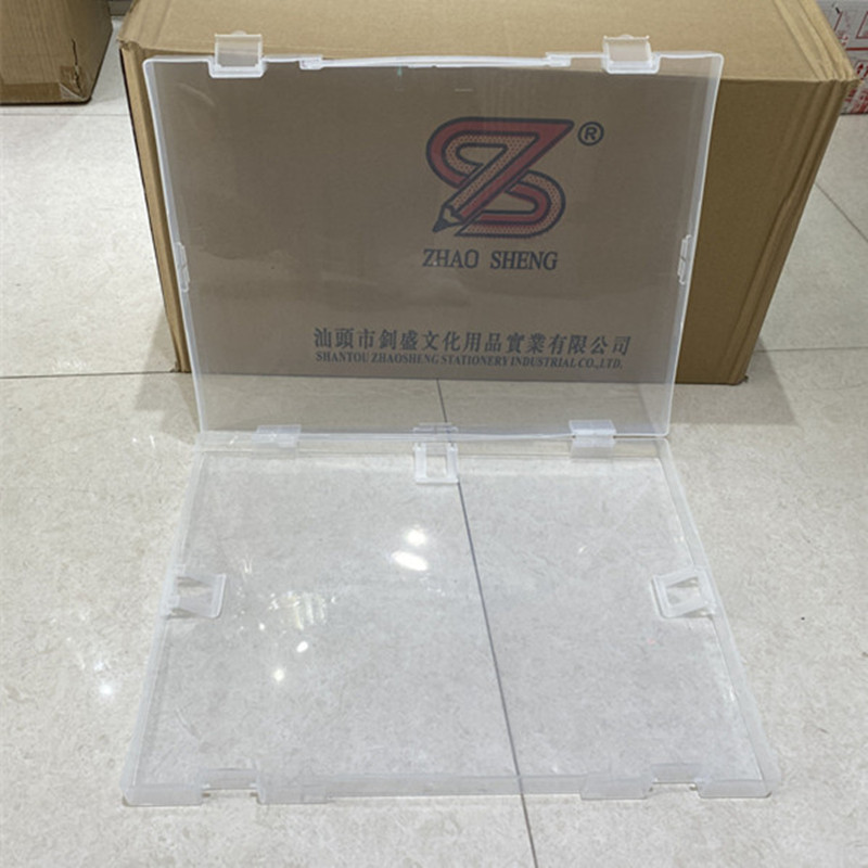 A3手提透明文件盒资料盒A4盒8k绘画图纸奖状营业执照14英寸收纳盒-阿里巴巴