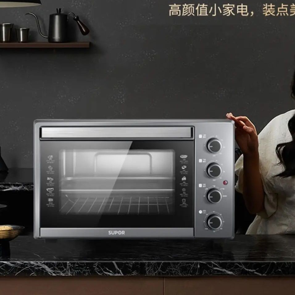 苏泊尔家用多功能电烤箱 38L大容量 上下独立控温易操作K38FK613-阿里巴巴