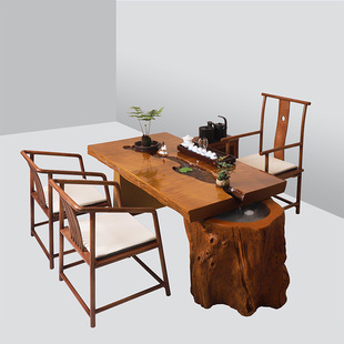 茶掌柜流水茶桌景观一体流水茶台会议办公桌会所大板桌长度可选-阿里巴巴