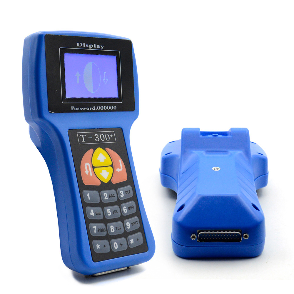 蓝色黑色T300 V23.9 Key Programmer 英语西班牙语汽车钥匙匹配仪-阿里巴巴