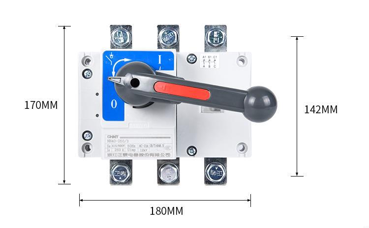 正泰隔离开关3P4P NH40 250A400A630A切换转换开关单投正面操作-阿里巴巴