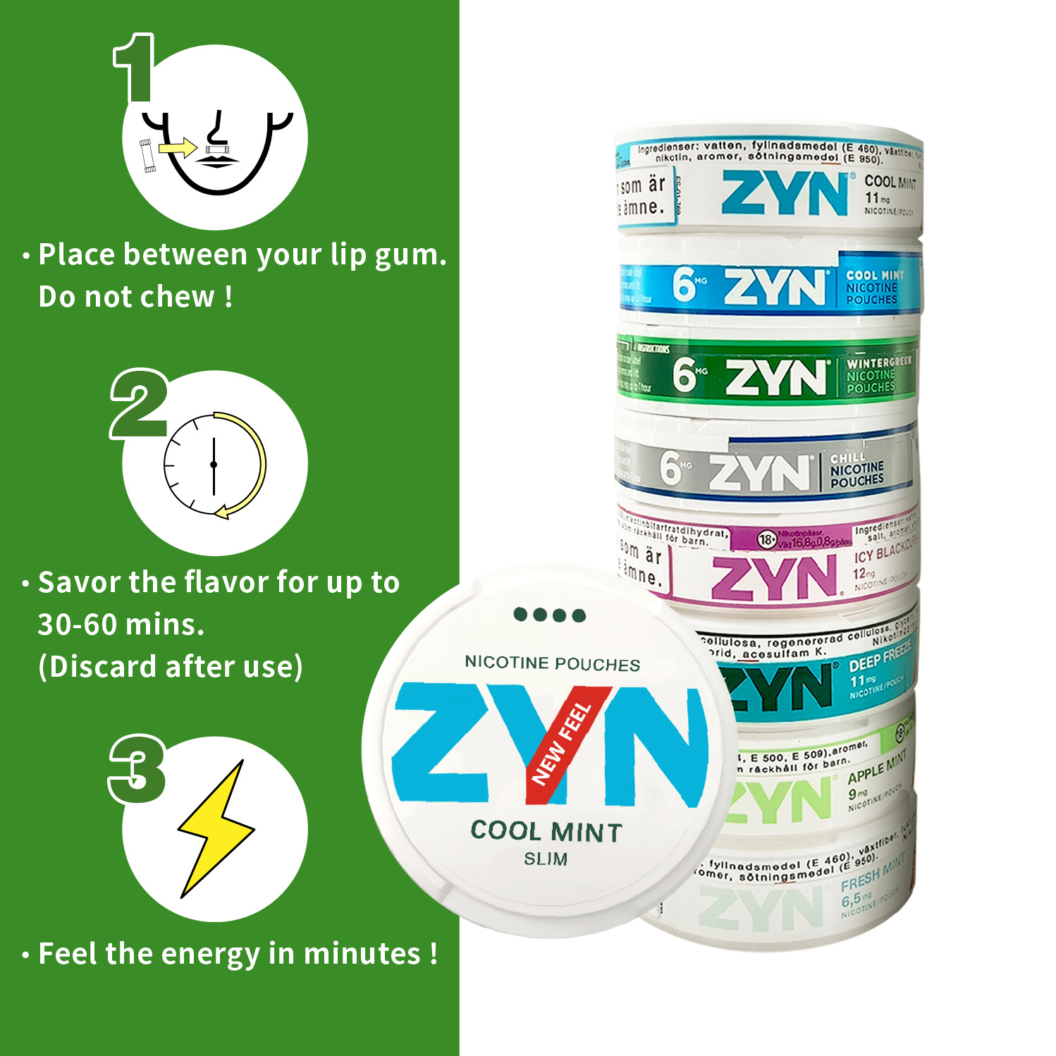 外贸新品zyn口含袋唇袋ZYN fox velo nicotine pouches-阿里巴巴