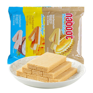 NABOOT 威化饼干25g/包 夹心饼干5种口味 整盒20包批发-阿里巴巴