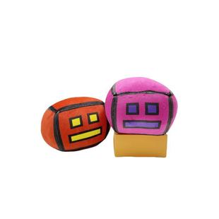 跨境新品geometry dash plush 几何冲刺游戏毛绒玩具公仔玩偶-阿里巴巴