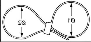 海尔曼太通汽车扎带双头扎带8字型双卡扣尼龙扎带T50RDH-NA现货-阿里巴巴