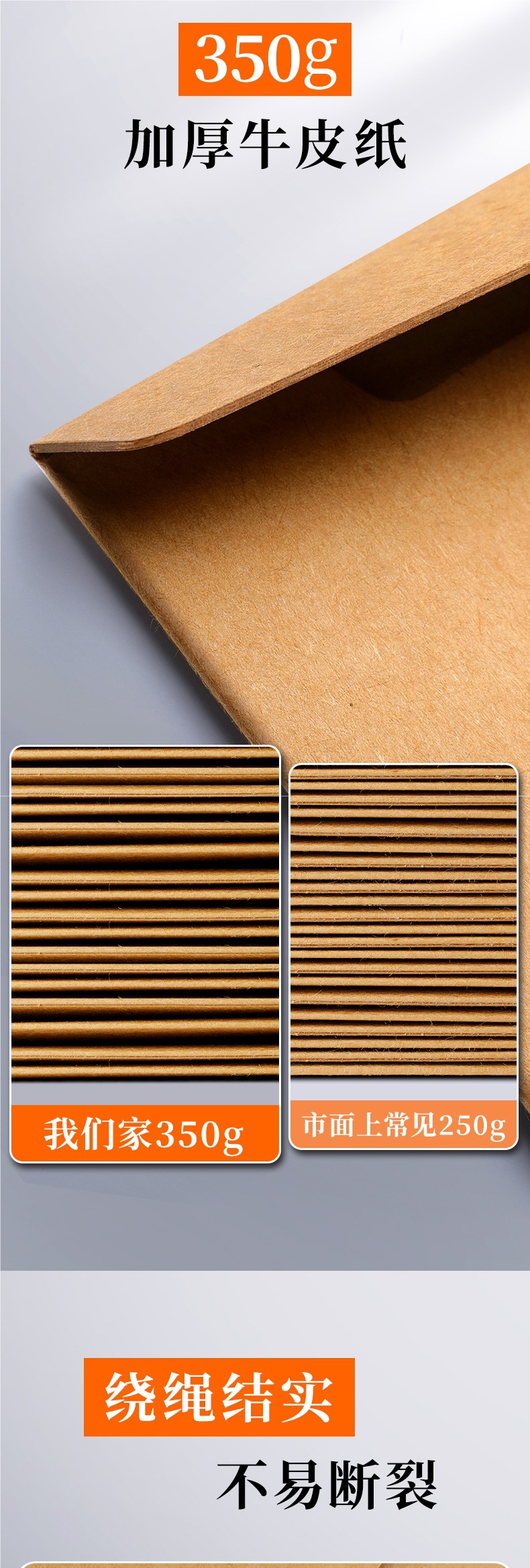 文件袋牛皮纸加厚A4纸质文件袋350g档案袋横板资料袋A5大容量投标-阿里巴巴