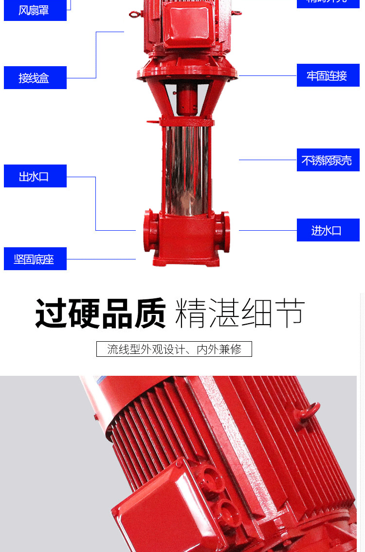 消防泵xbd立式多级消防稳压泵GDL多级增压喷淋式消防泵高压水泵-阿里巴巴