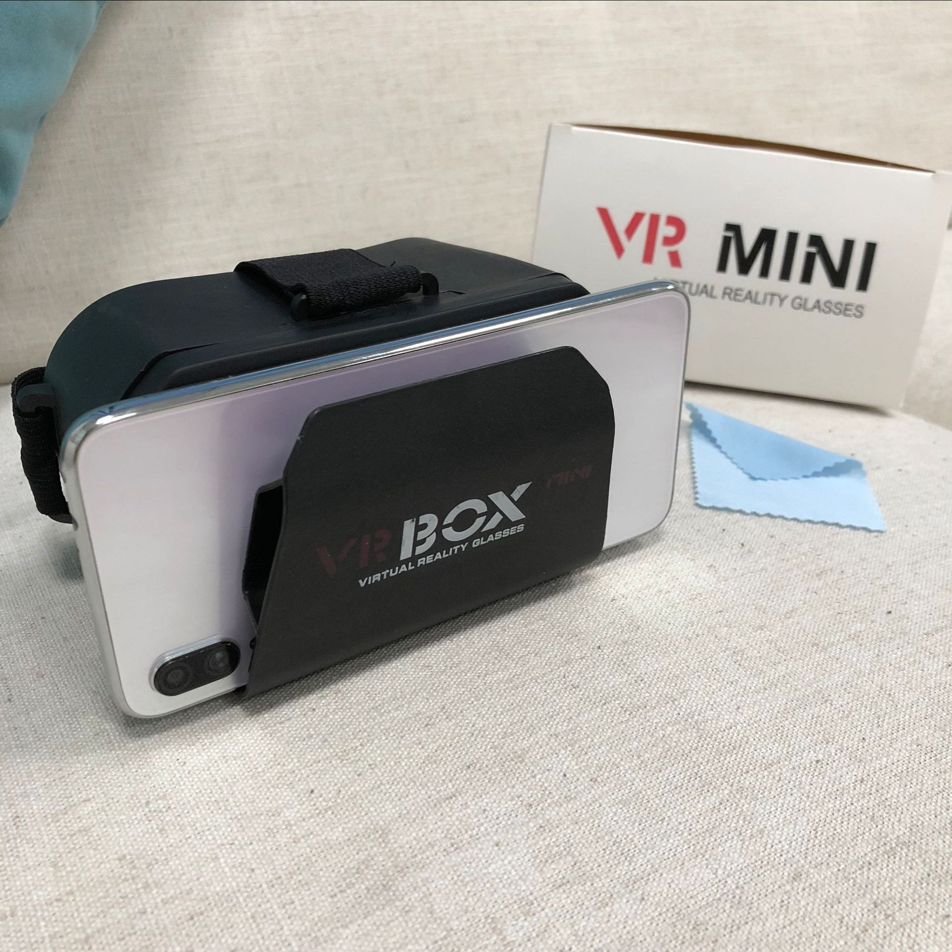 跨境迷你VR眼镜头戴式VR MINI虚拟现实3D视频影院眼镜无人机赠品-阿里巴巴