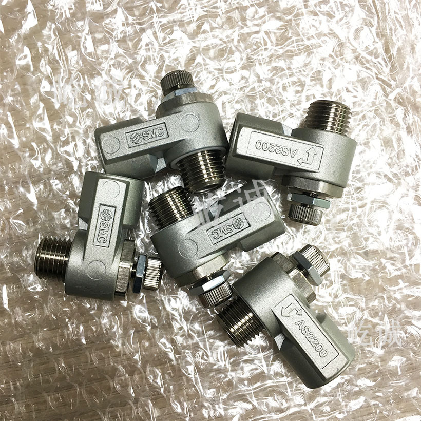 日本SMC金属节流阀AS2200-02 标准型速度控制阀 弯头 全新 调速阀-阿里巴巴