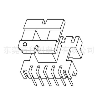 EE19变压器骨架EE19高频骨架立式4+6-阿里巴巴
