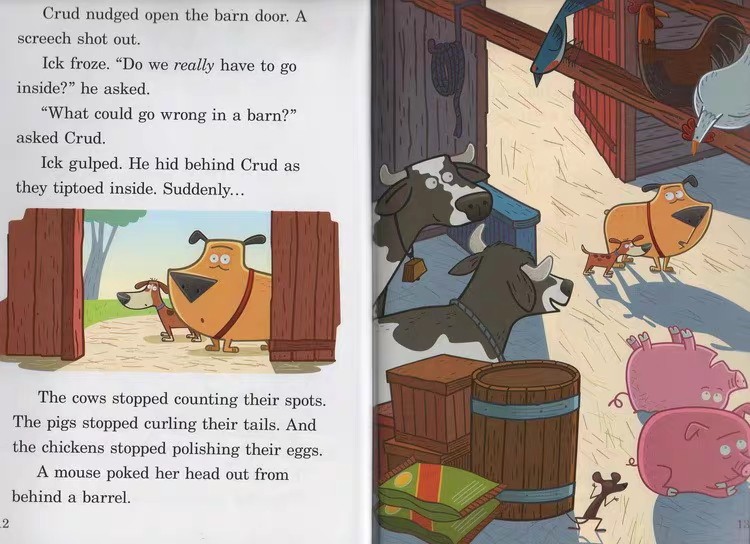 Ick and Crud 胖狗和瘦狗7册 Icks Bleh Day Mystery in the Barn-阿里巴巴