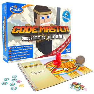 美国ThinkFun编程大师code master 解码脑力逻辑思维桌游益智玩具-阿里巴巴