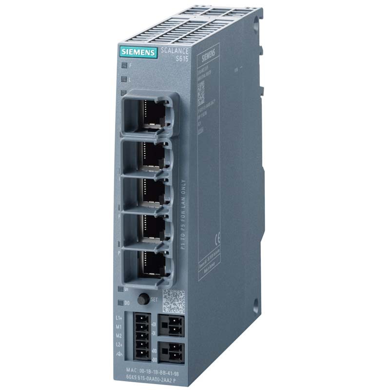 6GK5615-0AA00-2AA2西门子交换机 SCALANCE S615 LAN路由器5端口-阿里巴巴