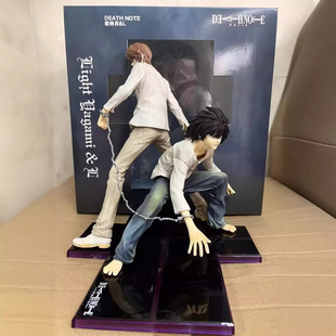 死亡笔记 电击 GK 夜神月&L 雕像 动漫手办批发 模型 摆件-阿里巴巴
