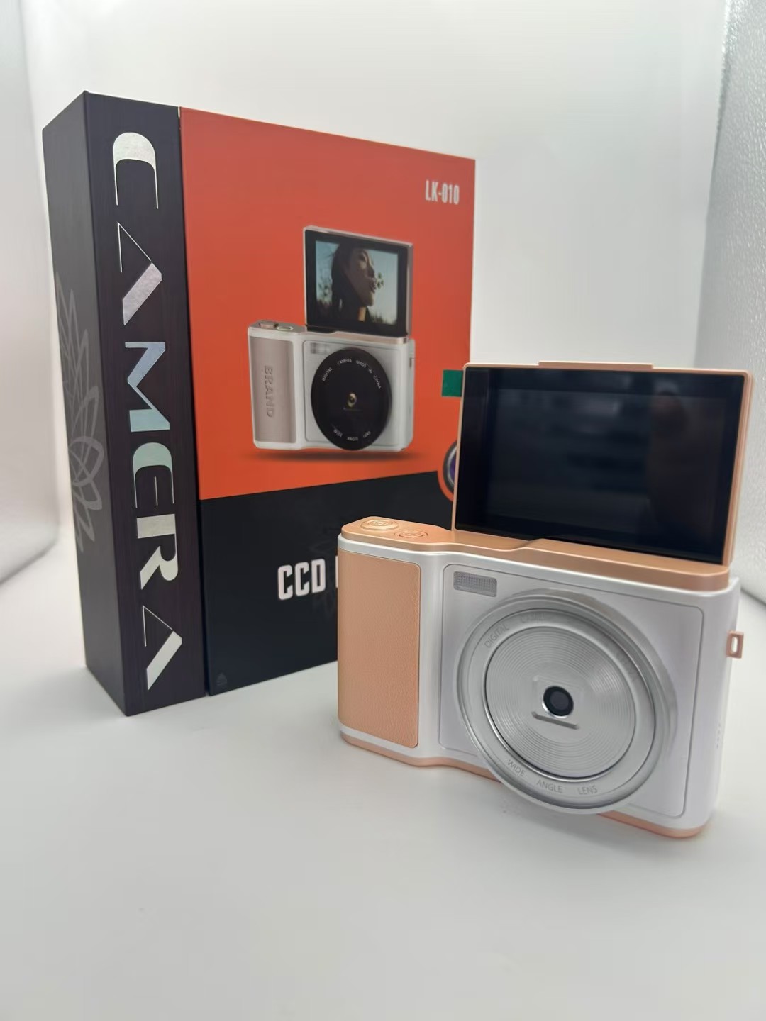 跨境LK-010复古CCD相机翻转屏双摄校园学生入门级微单便携随身挂-阿里巴巴