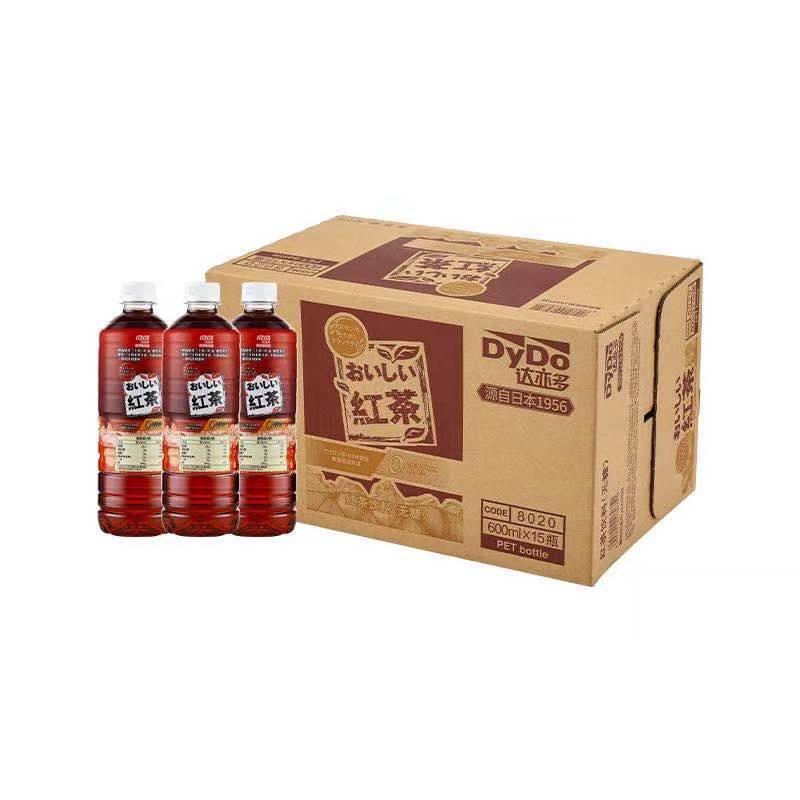 日本品牌Dydo达亦多无糖大麦茶 红茶饮料600ml*15瓶 夏日饮品批发-阿里巴巴