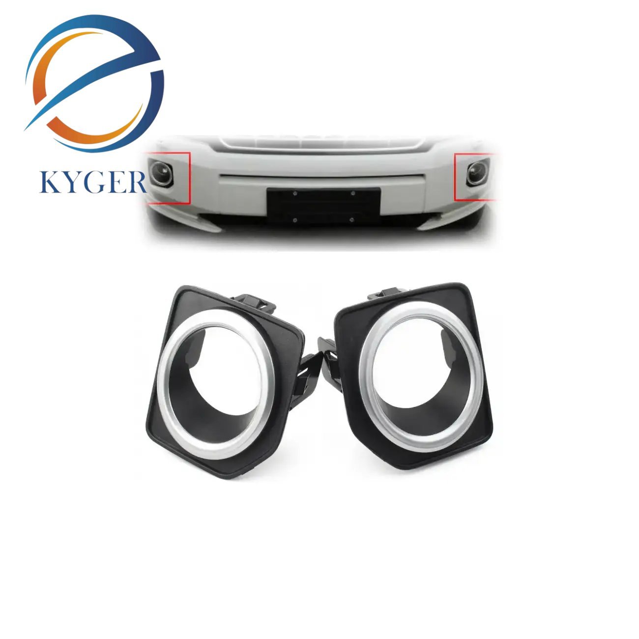 适用于路虎神行二代F2雾灯框左 LR040783 LR040784 高品质汽配-阿里巴巴