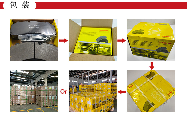 卡车刹车片 brake pads WVA29173 21496551 20568712 1534094-阿里巴巴