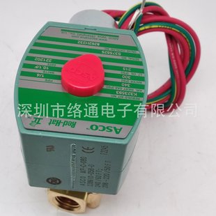 美国ASCO电磁阀代理2位2通黄铜空气水油适用8262H232-阿里巴巴