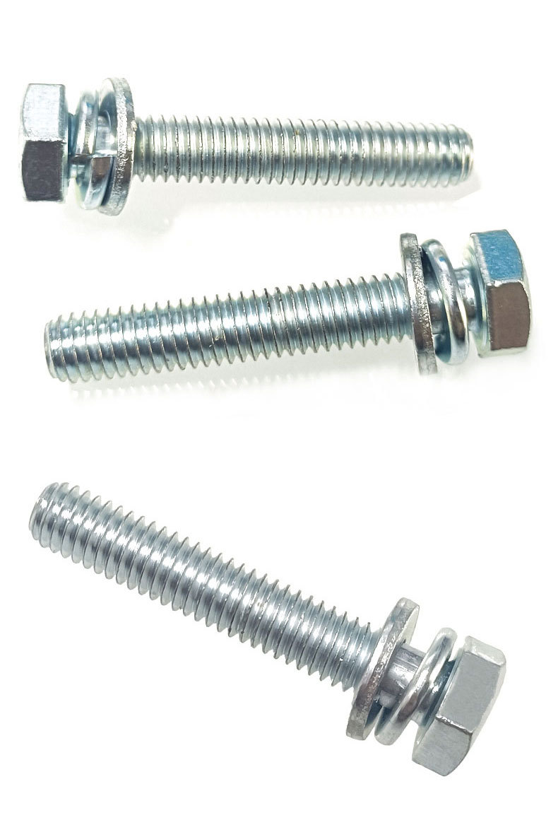 8.8级镀锌外六角螺丝GB9074.17平弹垫三组合螺栓螺钉M3M4M5M6-M12-阿里巴巴