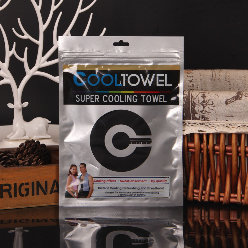 cooltowel冷感毛巾包装袋冰巾冰冻毛巾铝箔自封袋3D毛巾袋批发-阿里巴巴