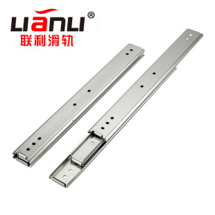 工业滑轨IDB41重载型35系列三节式全长伸展钢制SPCC机柜滑轨-阿里巴巴