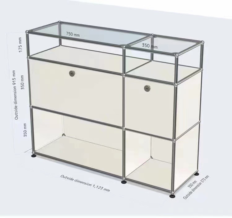 usm柜网红ins风模块不锈钢电视柜储物斗柜简约现代餐边柜床头柜-阿里巴巴