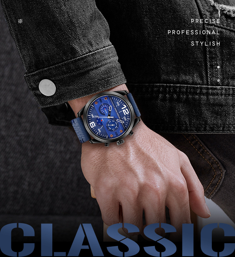 MINI FOCUS手表日本机芯多功能机械风潮流石英表防水男手表0068G-阿里巴巴