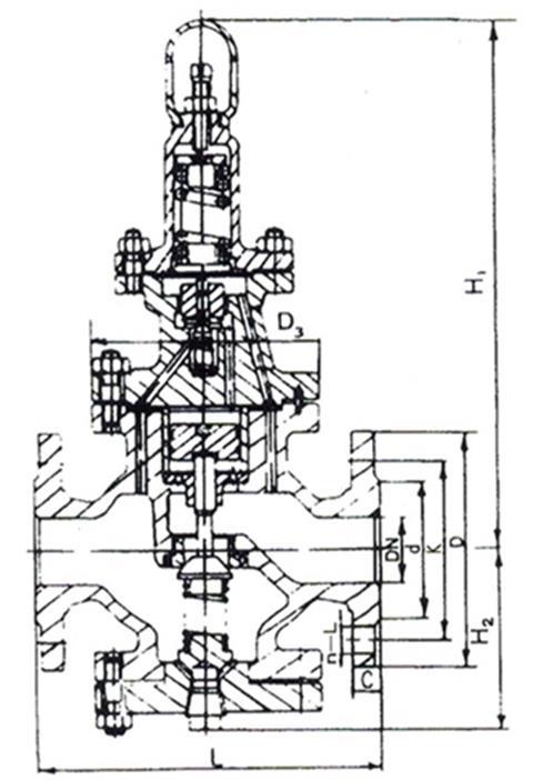 高山阀门河南高山牌活塞式蒸汽空气耐高温减压阀Y43H-25C铸钢碳钢-阿里巴巴