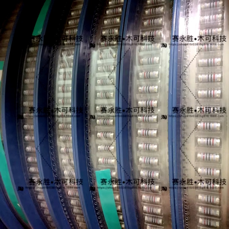 0309 1W 5%贴片绕线保险电阻 圆柱形无引脚晶圆电阻 阻值齐1~100R-阿里巴巴