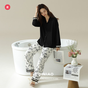 【抗菌防螨】春秋季女士新疆棉睡衣女士家居服森系高级感纯棉睡衣-阿里巴巴