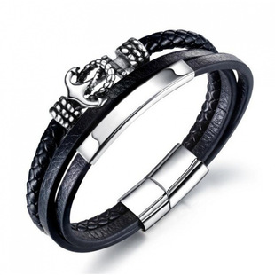 Fashionable High Quality Metal Anchor Multilayer Leather Bra-阿里巴巴