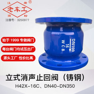 源头实体工厂品质保证 H41X-16C 立式消声止回阀DN40-DN600重型)-阿里巴巴