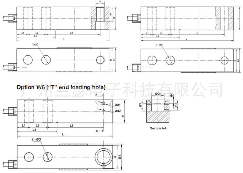 美国zemic H8C-C3-1.0t-4B1,H8C-C3-2t-4B1称重传感器 中航电测-阿里巴巴