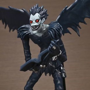 动漫玩具 死亡笔记 死亡笔记本 死神 流克 黑色摆件 小手办批发-阿里巴巴