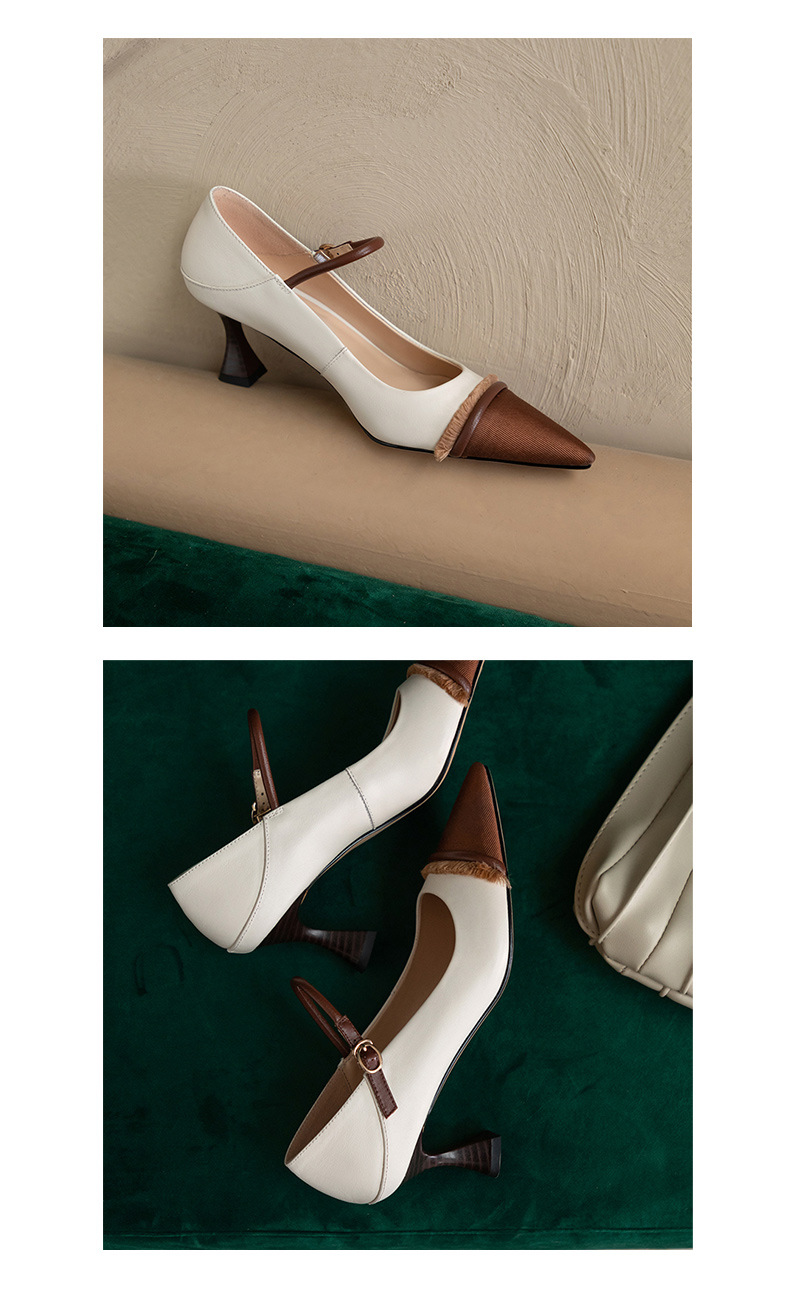 Chiko Noemy Pointed Toe Kitten Heels Pumps