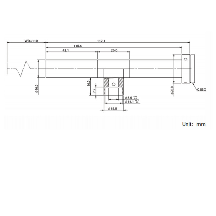 MVL-HY-3-110C 海康威视1/2英寸110mm 3x远心镜头 带同轴光接口-阿里巴巴