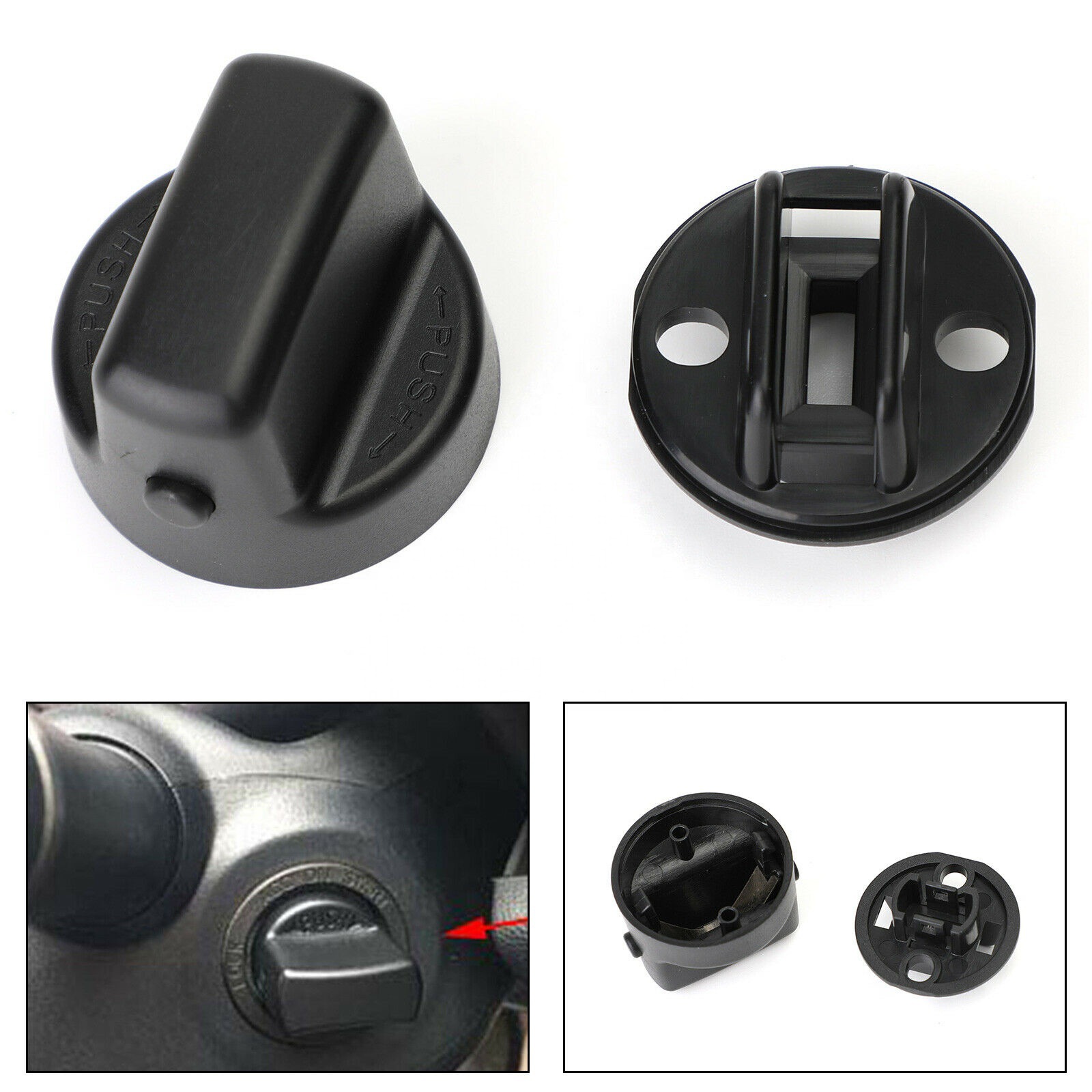 适用于马自达三菱点火开关旋钮加底座D461-66-141A-02 D6Y176142-阿里巴巴