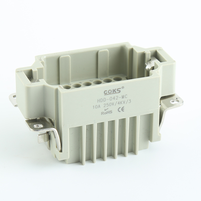 工厂供应COKS航空插头冷压插针HDD-042MC矩形插座重载连接器-阿里巴巴