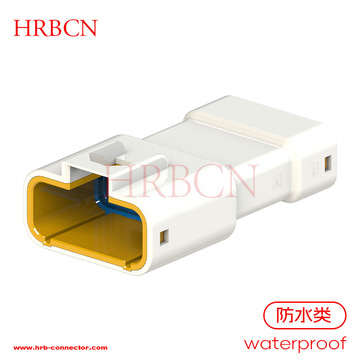 HRB 6.35mm间距IP67户外防水插头 30A电流 A-M63502WF-1xN-W-阿里巴巴