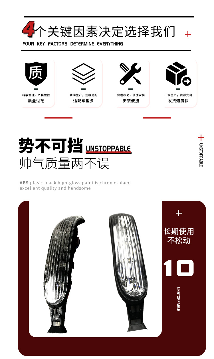 适用02-05款ML级奔驰W163倒车镜灯后视镜灯1638200521 1638200621-阿里巴巴