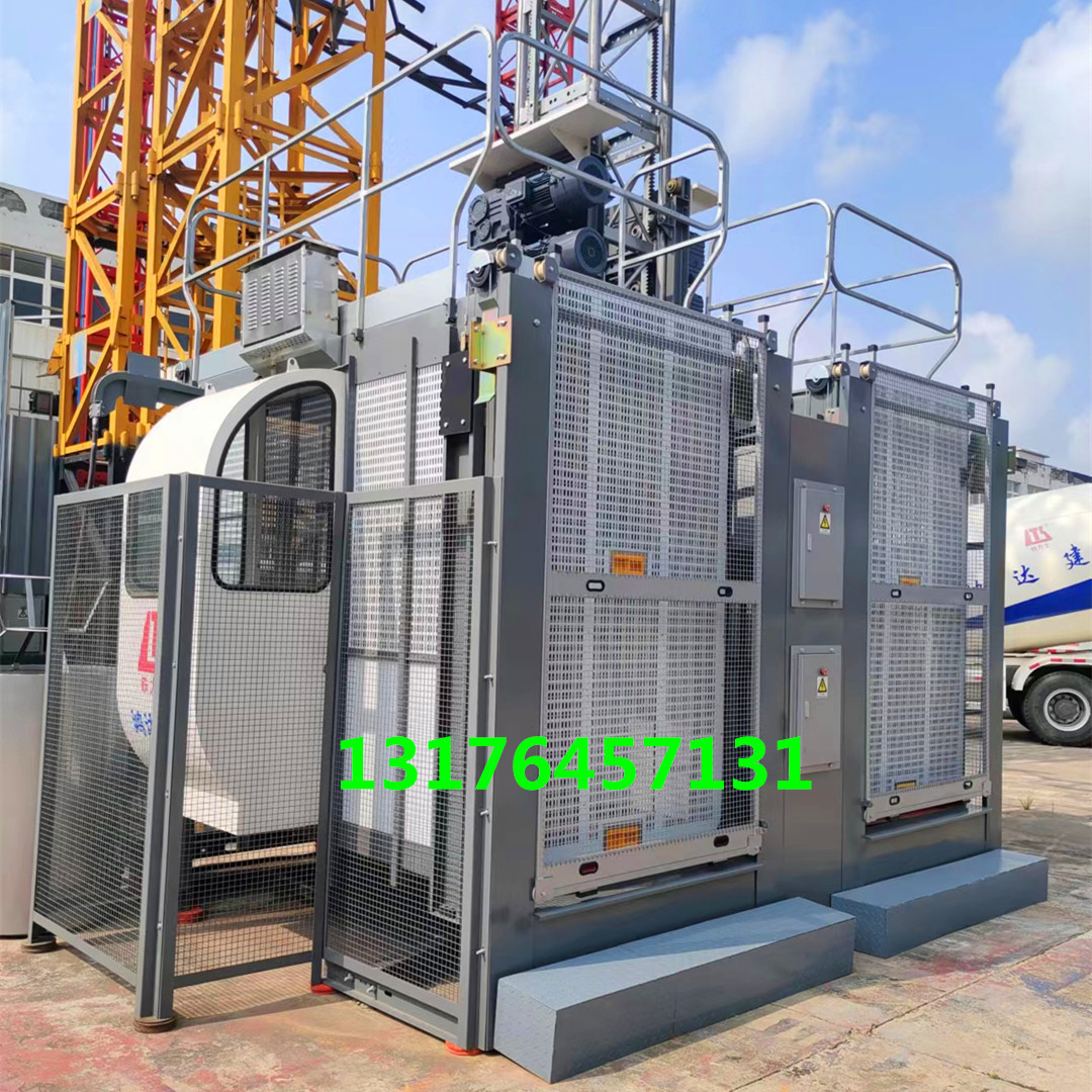 工地SC100/100施工升降机 1吨双笼升降机 construction elevator-阿里巴巴