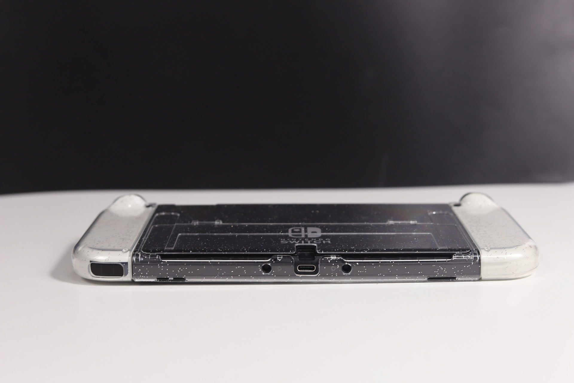 switch保护壳 switcholed保护套银闪透明闪粉DIY图案手柄软壳支架-阿里巴巴