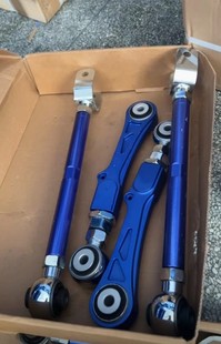 适用于特斯拉 Model X S后轮可调外倾角前束角拉杆可调整臂外八-阿里巴巴
